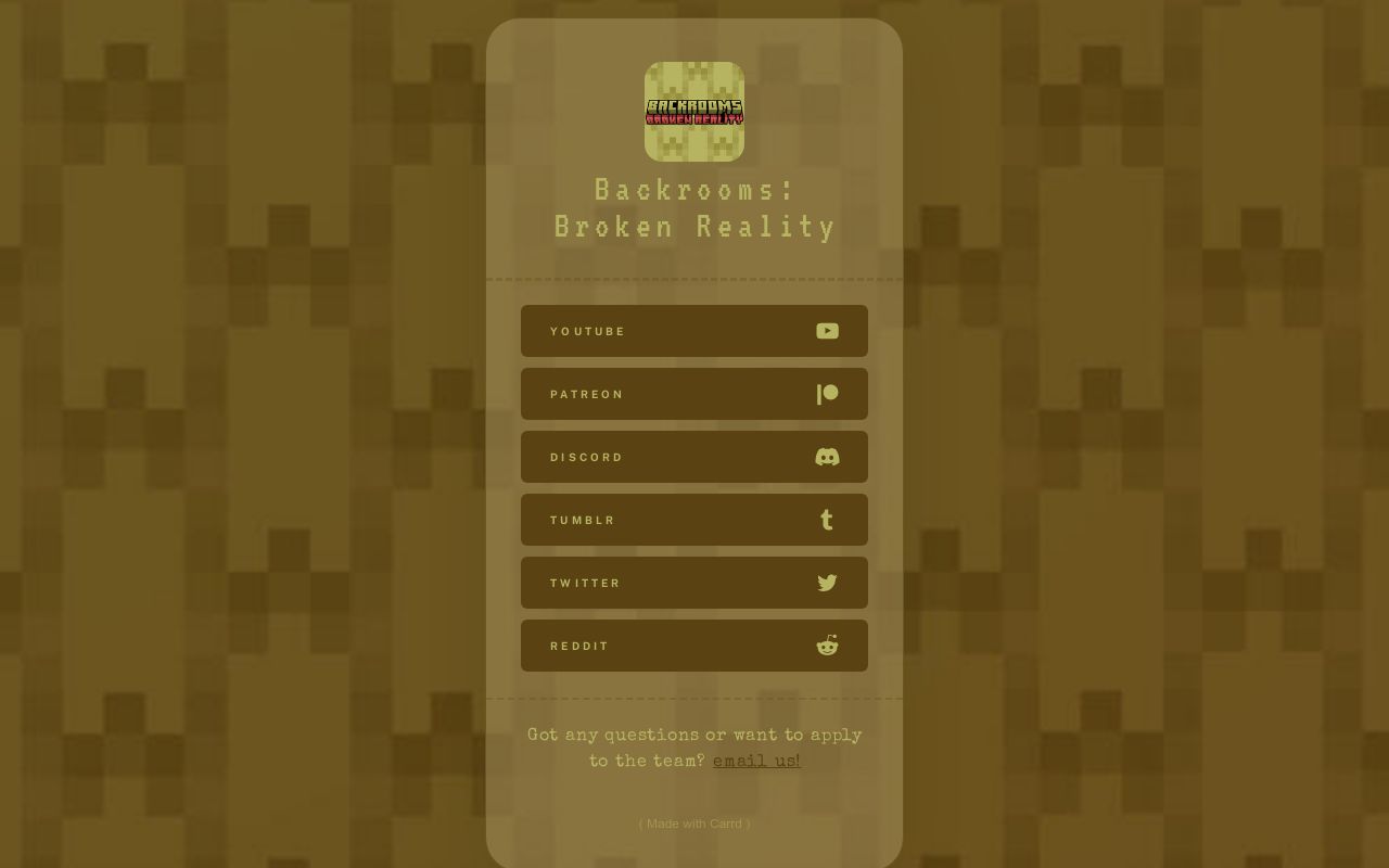 Backrooms : Broken Reality